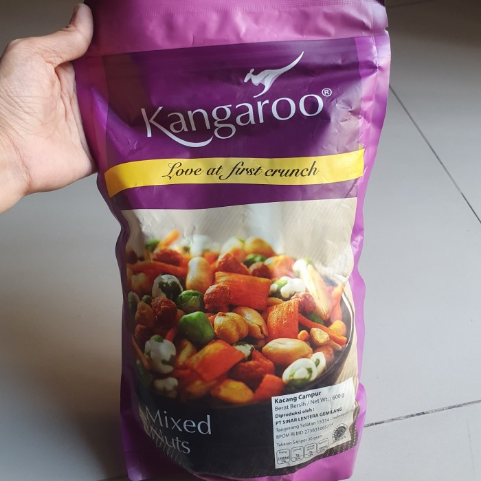Jual Snek Kacang Campur Kanguru Kangoroo Kangaroo Mixed Nuts Snack 600 ...