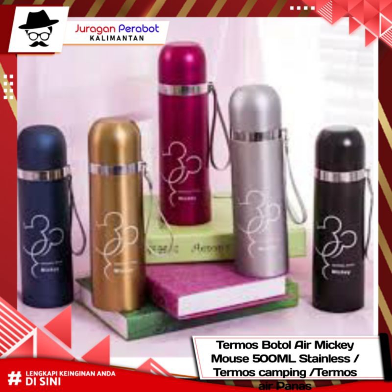Jual Termos Botol Air Mickey Mouse 500ML Stainless / Termos camping ...