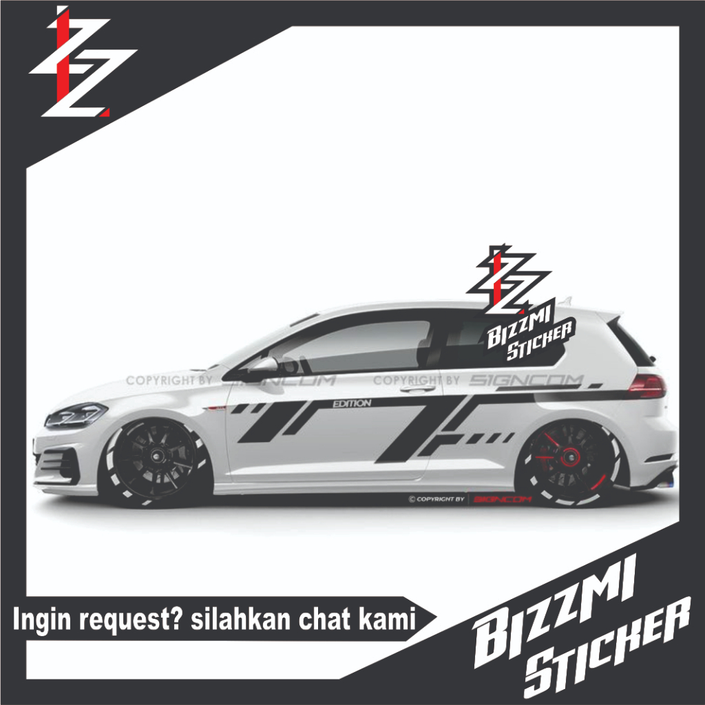 Jual CUTTING STICKER STIKER MOBIL STRIPING LIST GRAFIS SUV MUV ...