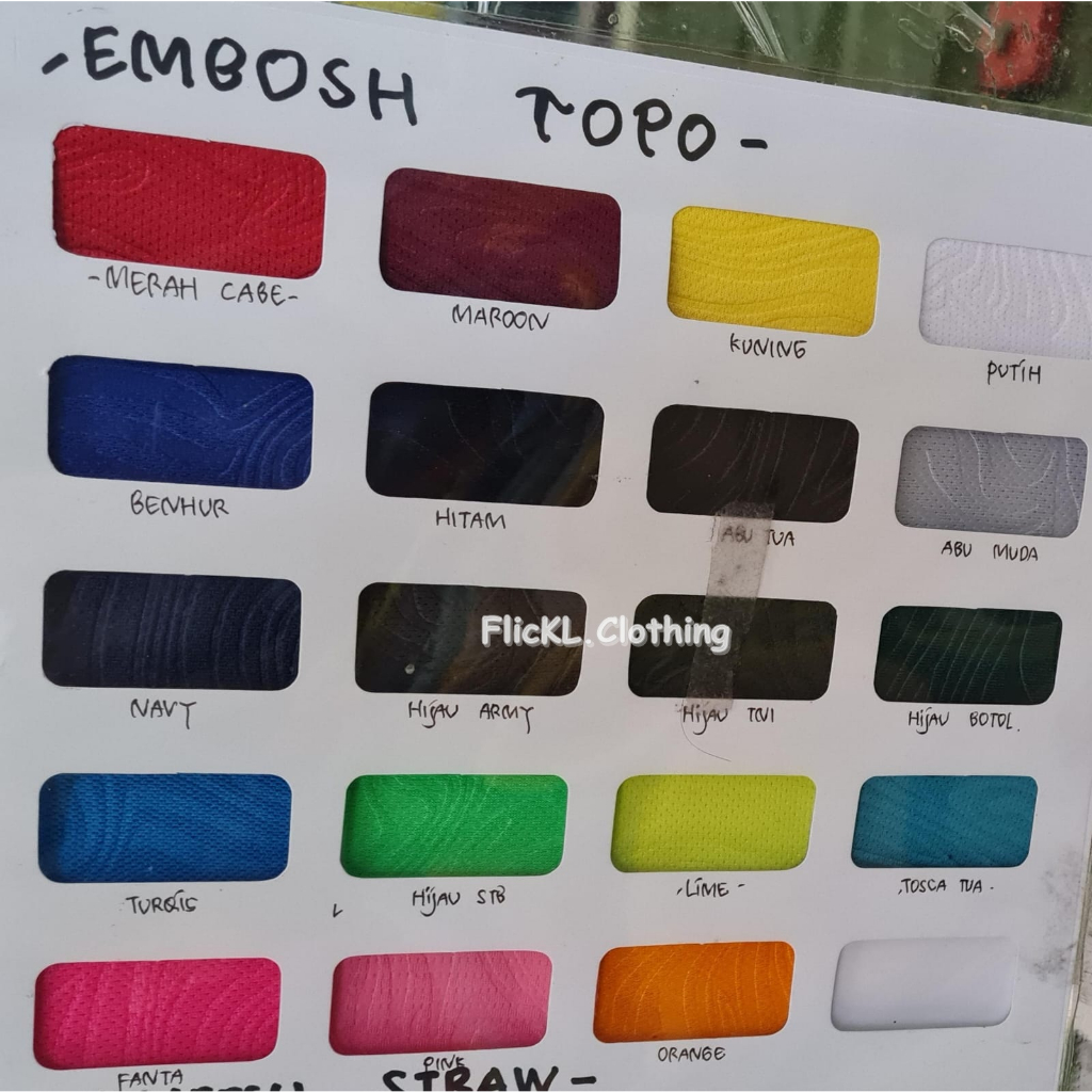 Jual Kain Jersey Emboss Topo Dryfit Embos Topograf Embos Straw Embos ...