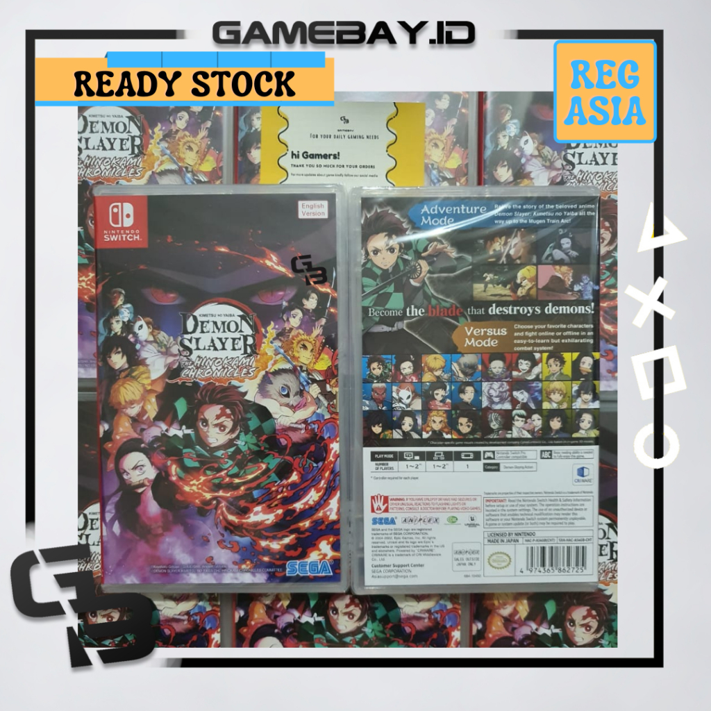 Jual Nintendo Switch Demon Slayer Kimetsu No Yaiba The Hinokami ...