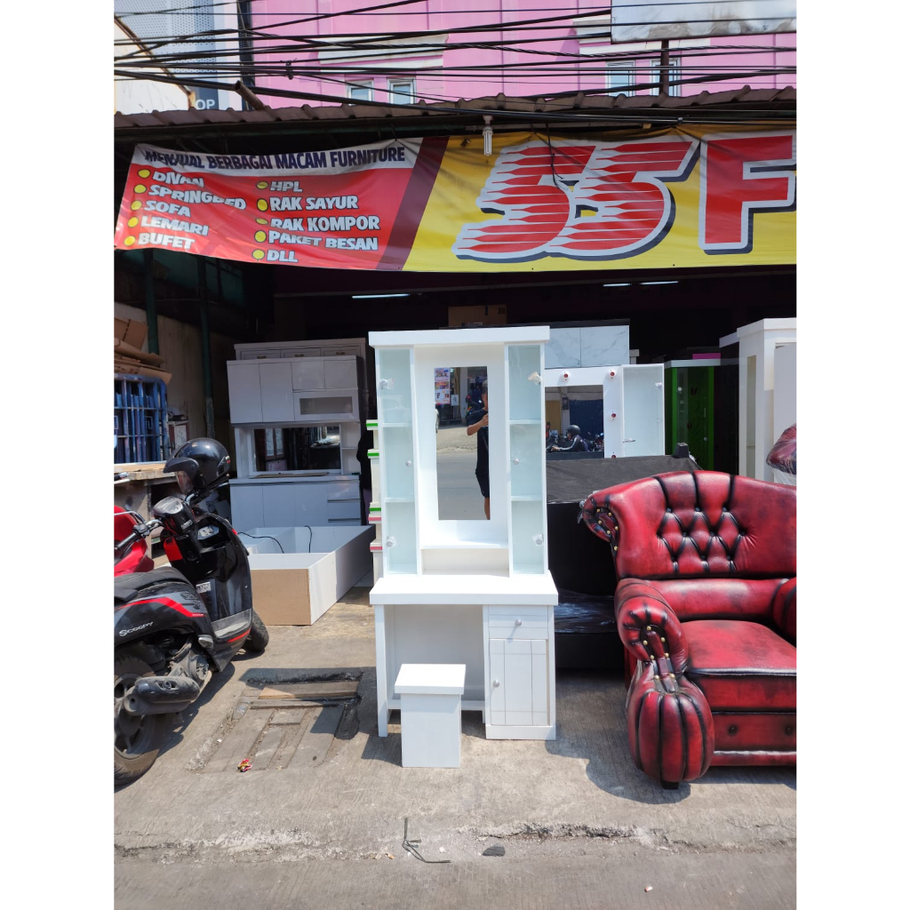 Jual MEJA RIAS MINIMALIS / MEJA RIAS BLOKTIK | Shopee Indonesia