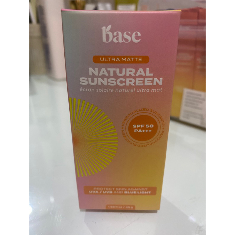 Jual Sunscreen BASE Ultra Matte Natural Sunscreen SPF 50 PA+++ 45 gr ...