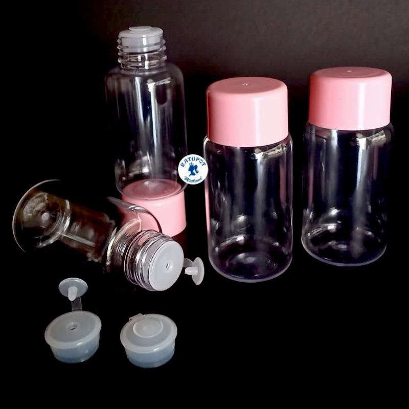 Jual KWALITAS TERBAIK !!botol toner anti tumpah 60 ml ada klem anti ...