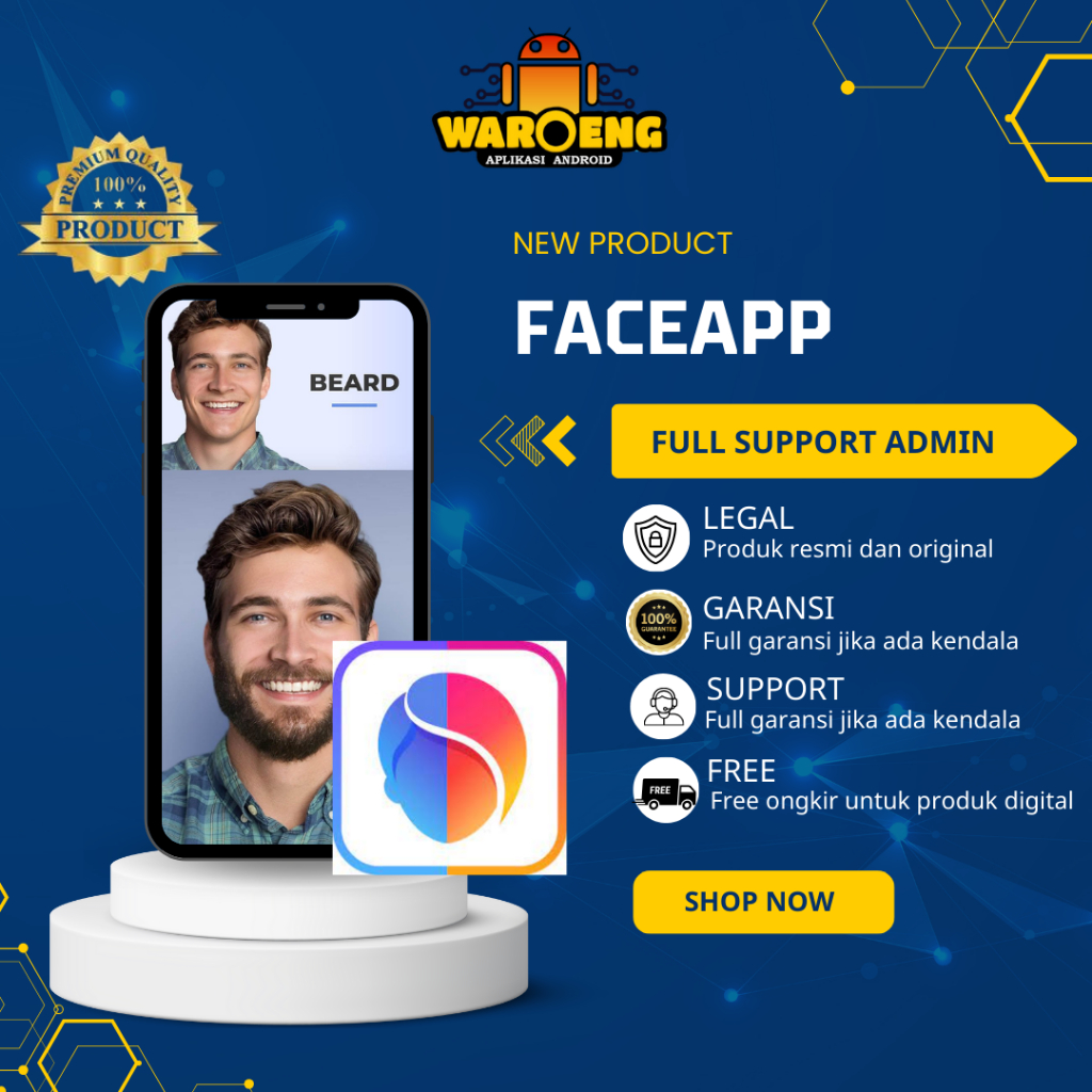 Jual FaceApp: Face Editor Pro 1 Tahun FullPack Premium No Trial Full Version Bergaransi | Shopee ...