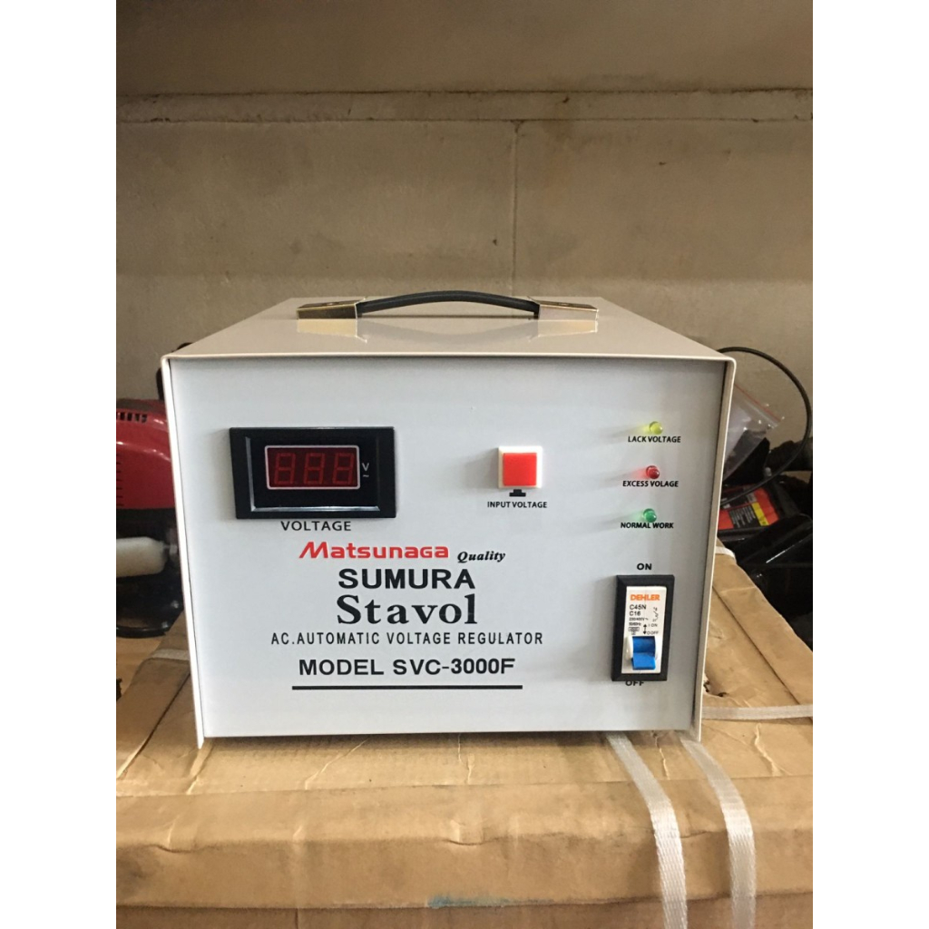 Jual STABILIZER MATSUNAGA SVC 3000 STAVOL MATSUNAGA SVC 3000VA 3000W | Shopee Indonesia