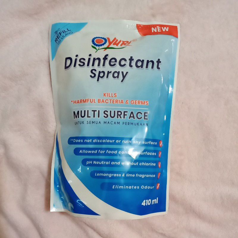 Jual YURI DISINFECTANCT SPRAY 410ml | Shopee Indonesia