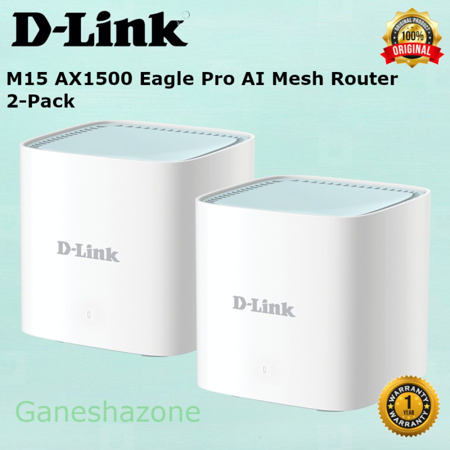 Jual D-Link M15 EAGLE PRO AI AX1500 Mesh System - 2 Pack | Shopee Indonesia