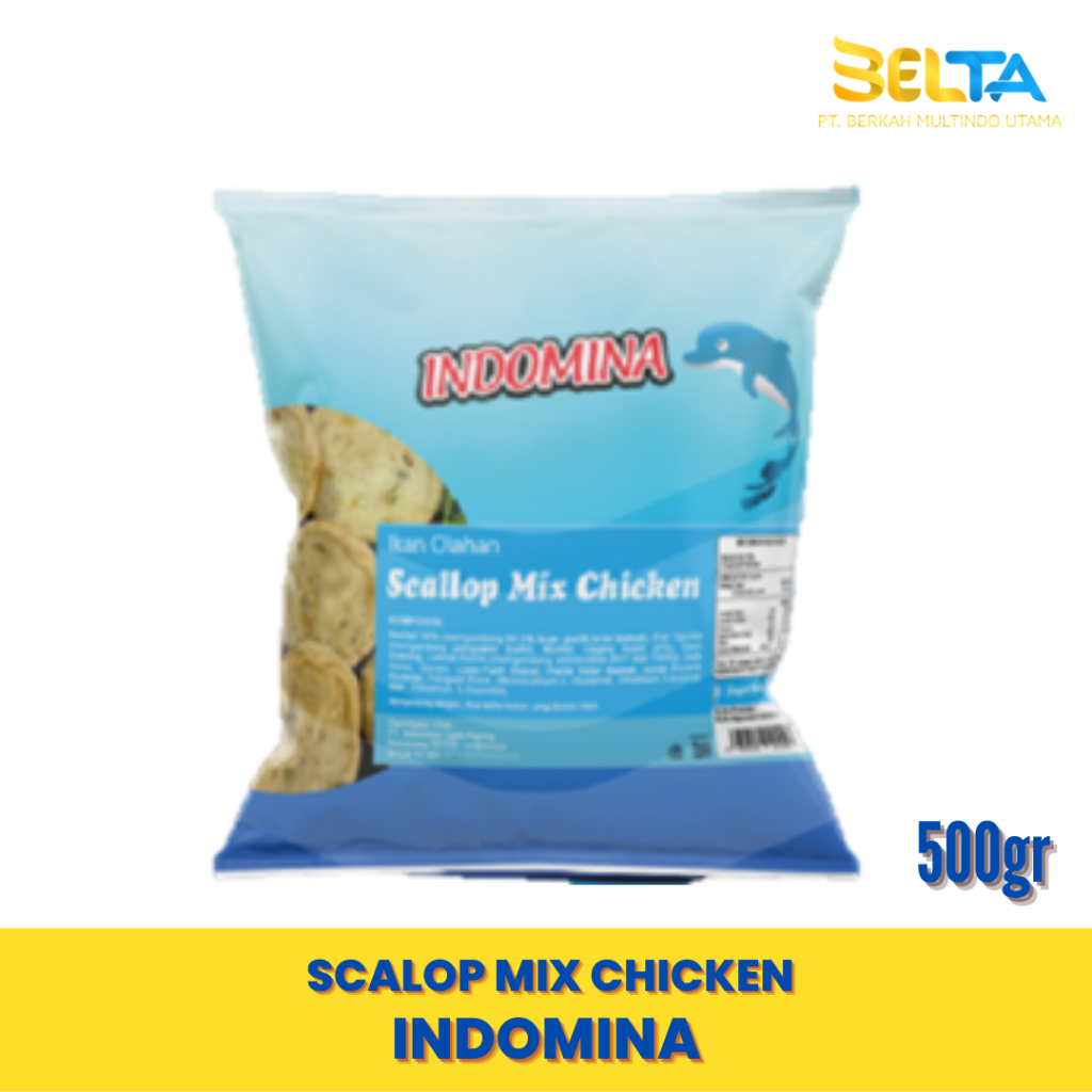 Jual Indomina Scallop Mix Chicken 500g Indomina Frozen Food Bogor ...
