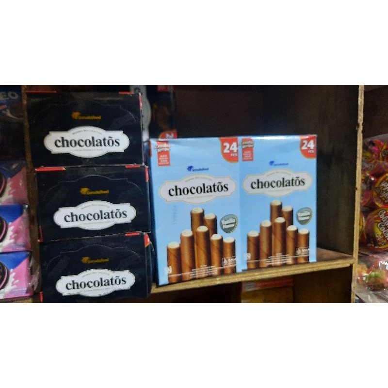 Jual cokolatos 1000 3 rasa coklat vanila keju 1bok isi 24 | Shopee ...