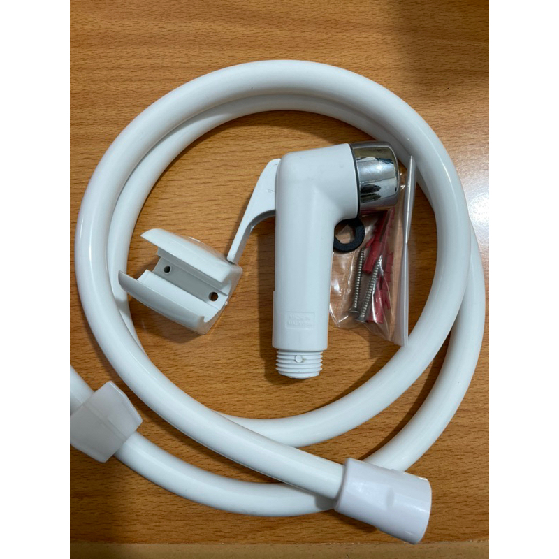 Jual Jet shower 1 Set shower bidet White Lengkap selang PVC tebal ...