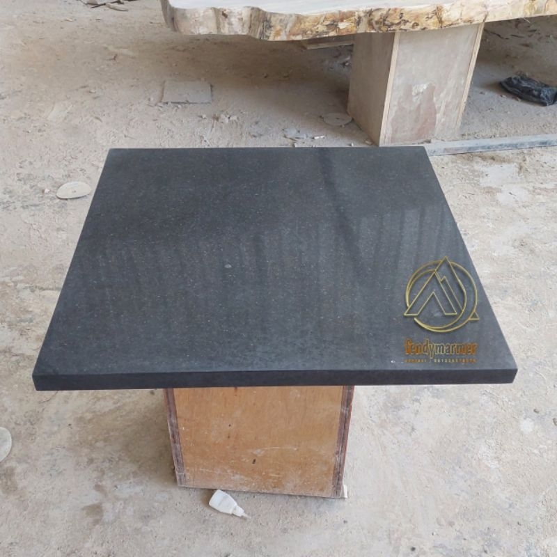 Jual Daun meja kotak tebal full solid batu granit andesit 60x60 tebal 3 ...