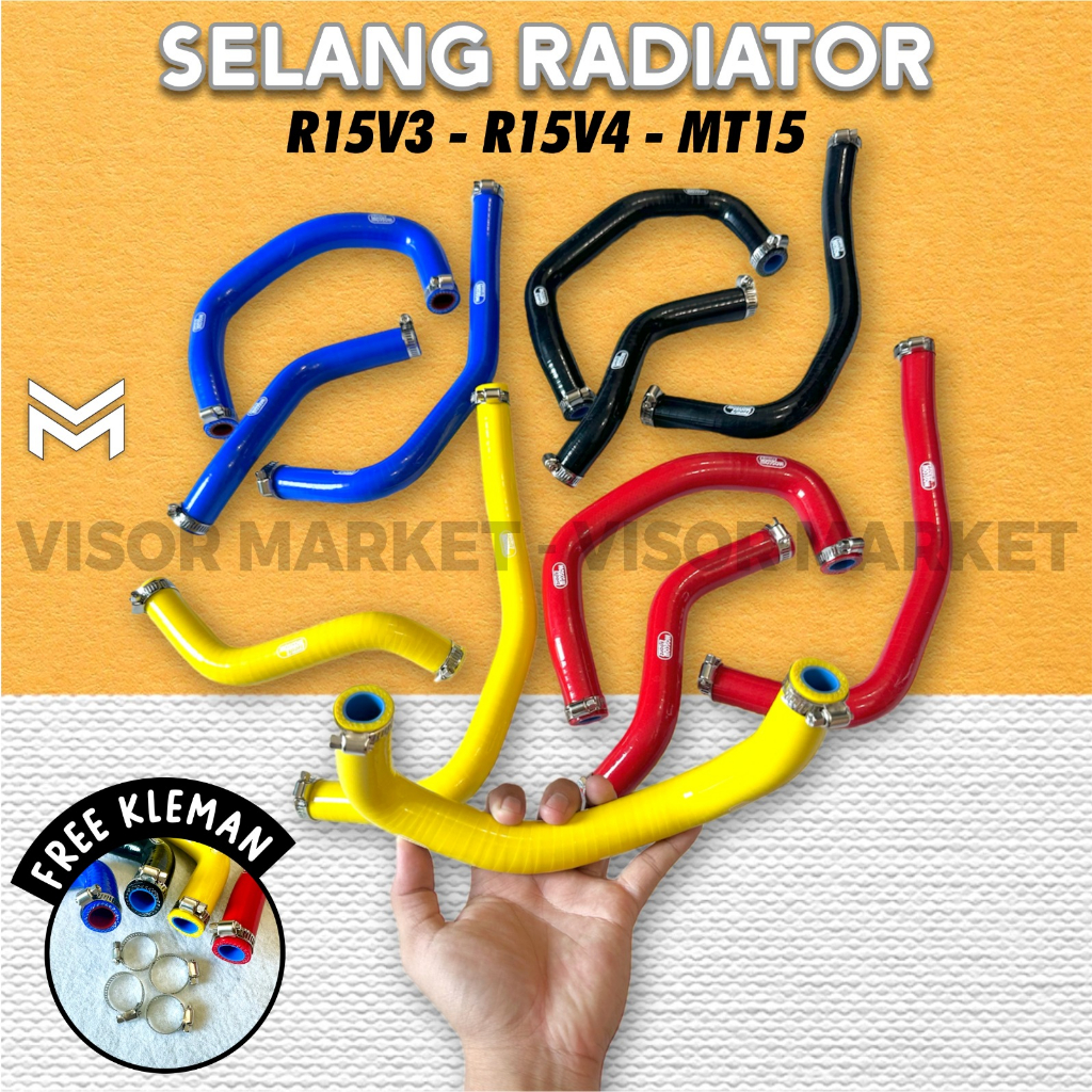 Jual SELANG RADIATOR SPORT SET 3 PCS MOTOR R15 V3 V4 MT15 FREE KLEMAN ...