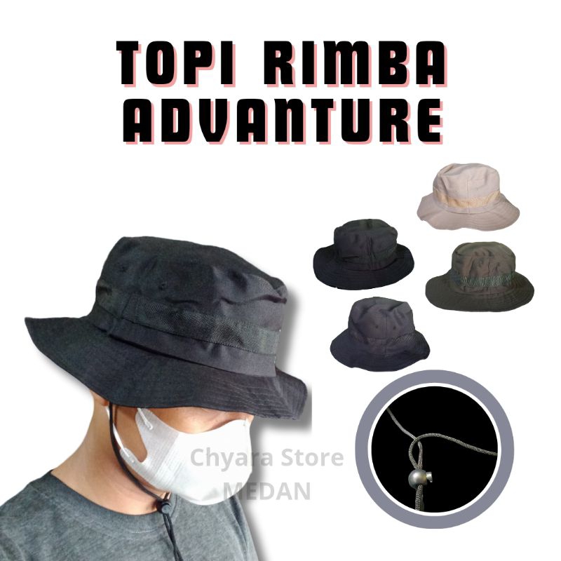 Jual Topi Rimba Pria Cocok Untuk Hiking Gunung Hutan dan Traveling ...