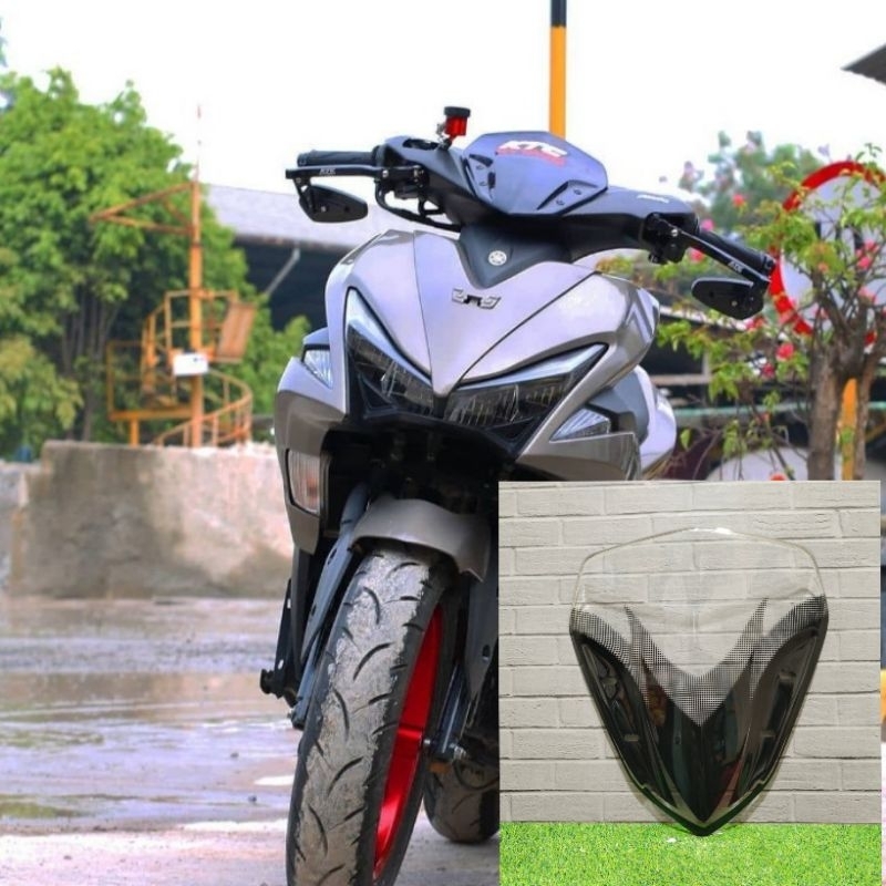 Jual WINDSHIELD AEROX OLD NEW MODEL STANDAR BAHAN AKLIRIK | Shopee ...