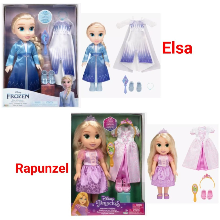 Jual Boneka Disney Frozen Elsa Rapunzel Fashion Doll With Accessories ...