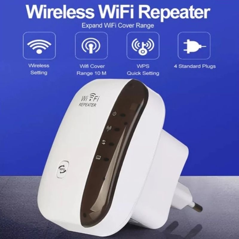 Jual Extender Pro Wifi Repeater Penguat Signal Amplifier 300Mbps Access ...
