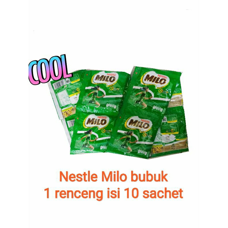 Jual milo nestle bubuk sachet | isi 10 sachet | Shopee Indonesia