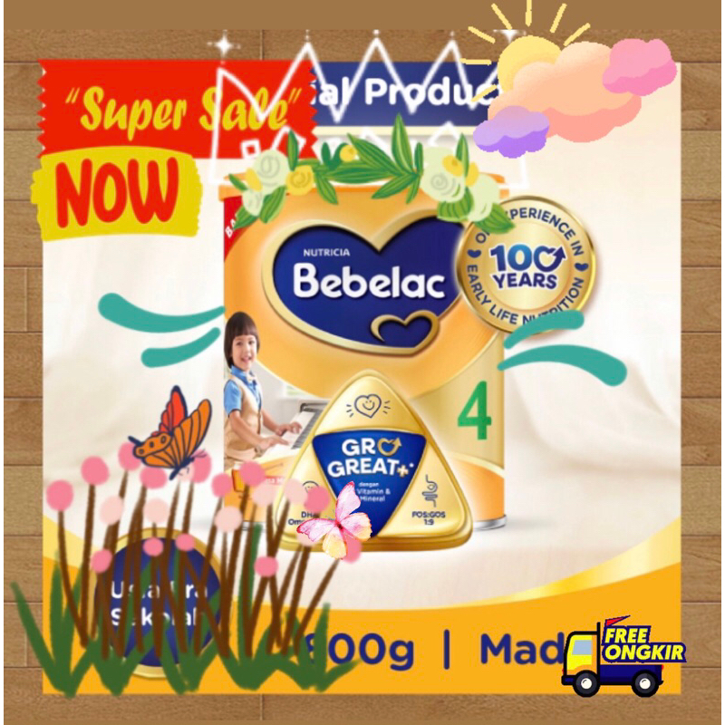 Jual Bebelac 4 800gr rasa vanila & madu | Shopee Indonesia
