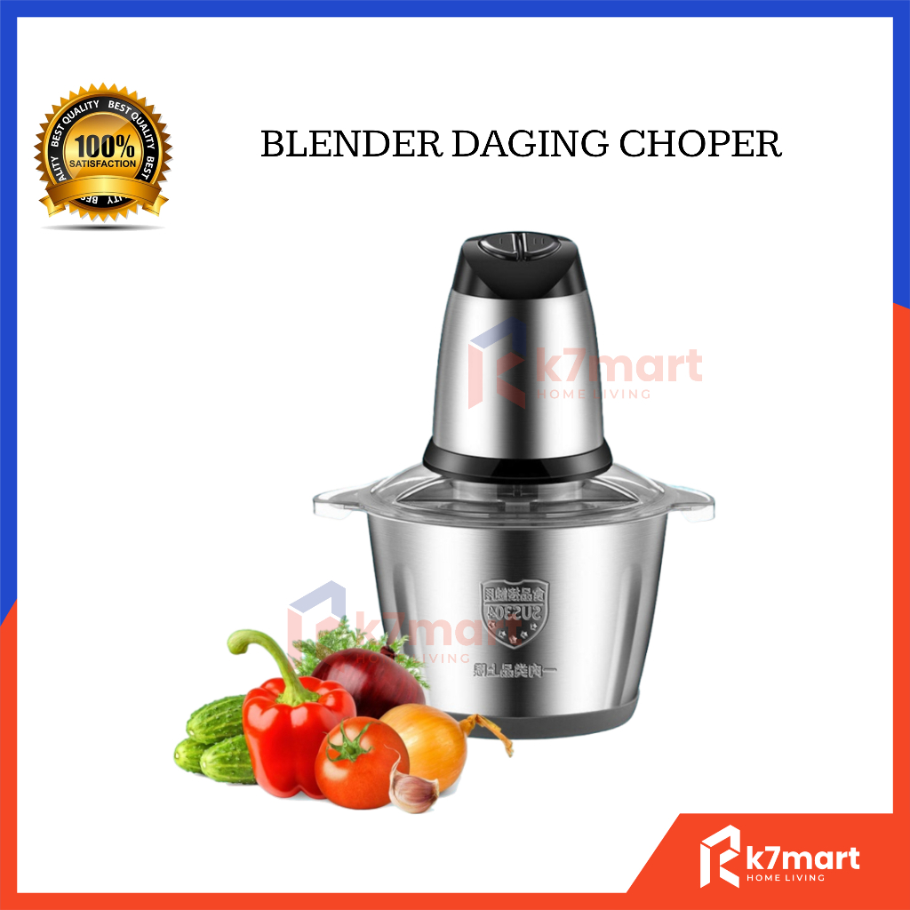 Jual K7MART BLENDER DAGING CHOPPER STAINLESS ELEKTRIK 2 LITER ...