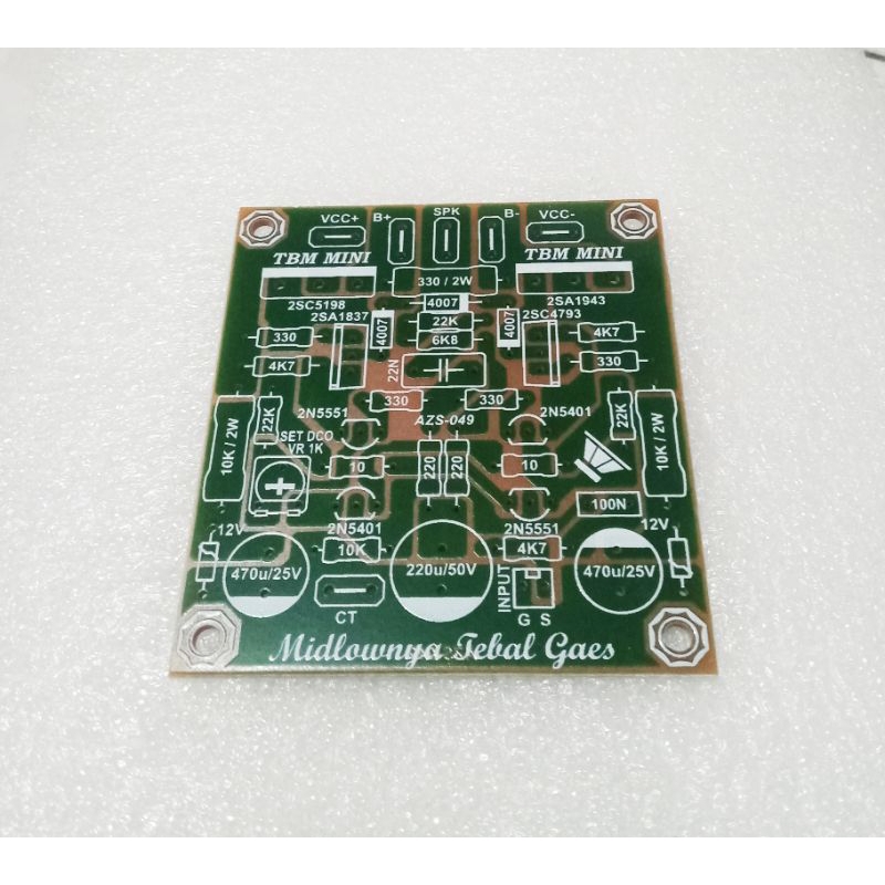 Jual PCB Power Amplifier TBM Mini Midlow Tebal. | Shopee Indonesia