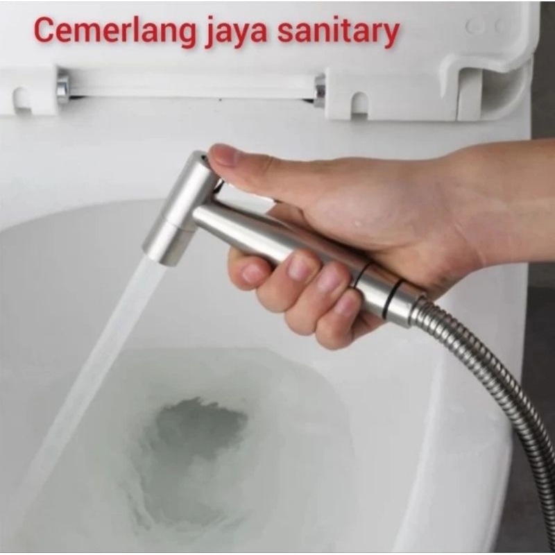 Jual Jet Shower Toilet Stainless Stainless SUS 304 Semprotan Toilet ...