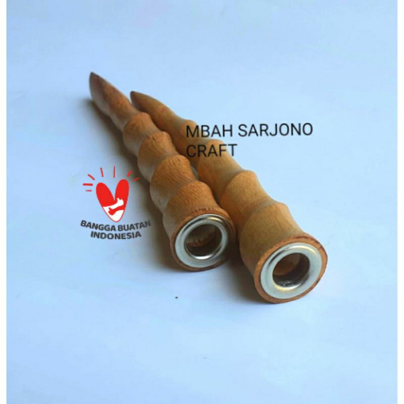 Jual Once Kayu Kemuning Emas Super Profil Ulir 10cm/Pipa Kayu Kemuning ...
