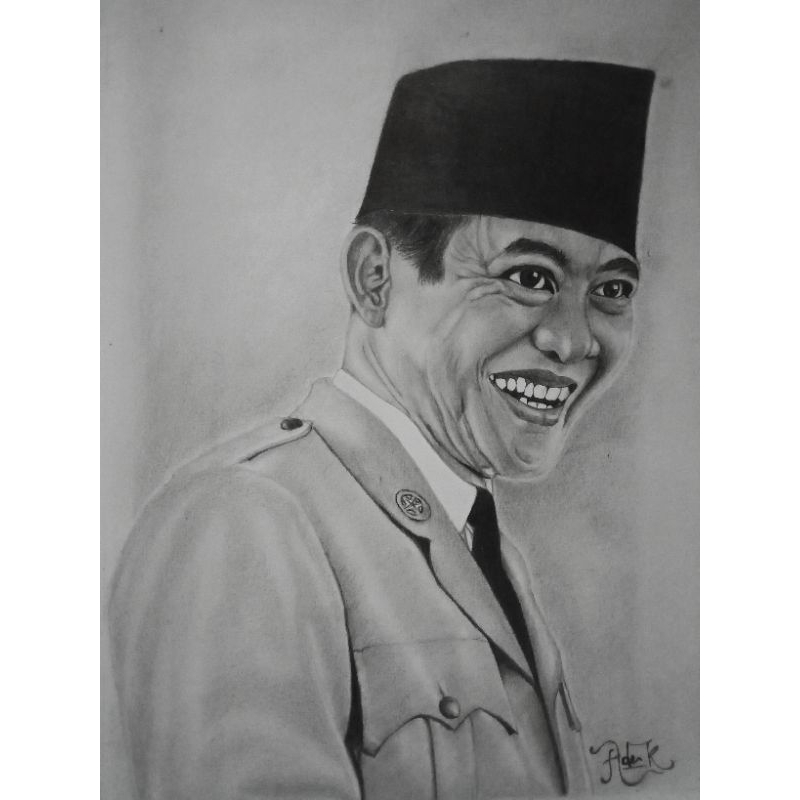 Jual Sketsa Wajah Hitam Putih - Ukuran A4 | Shopee Indonesia