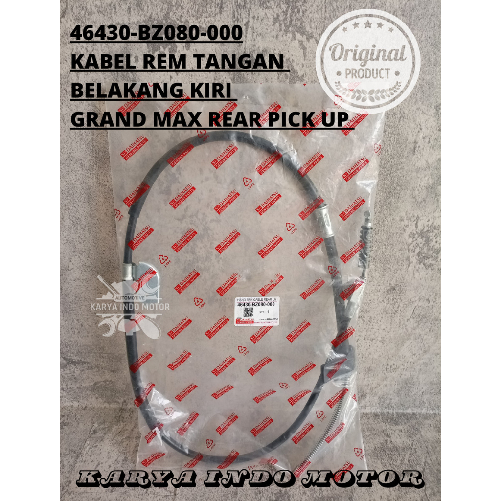 Jual Kabel Rem Tangan Hand Brake Belakang Kiri Grand max Pickup 46430 ...