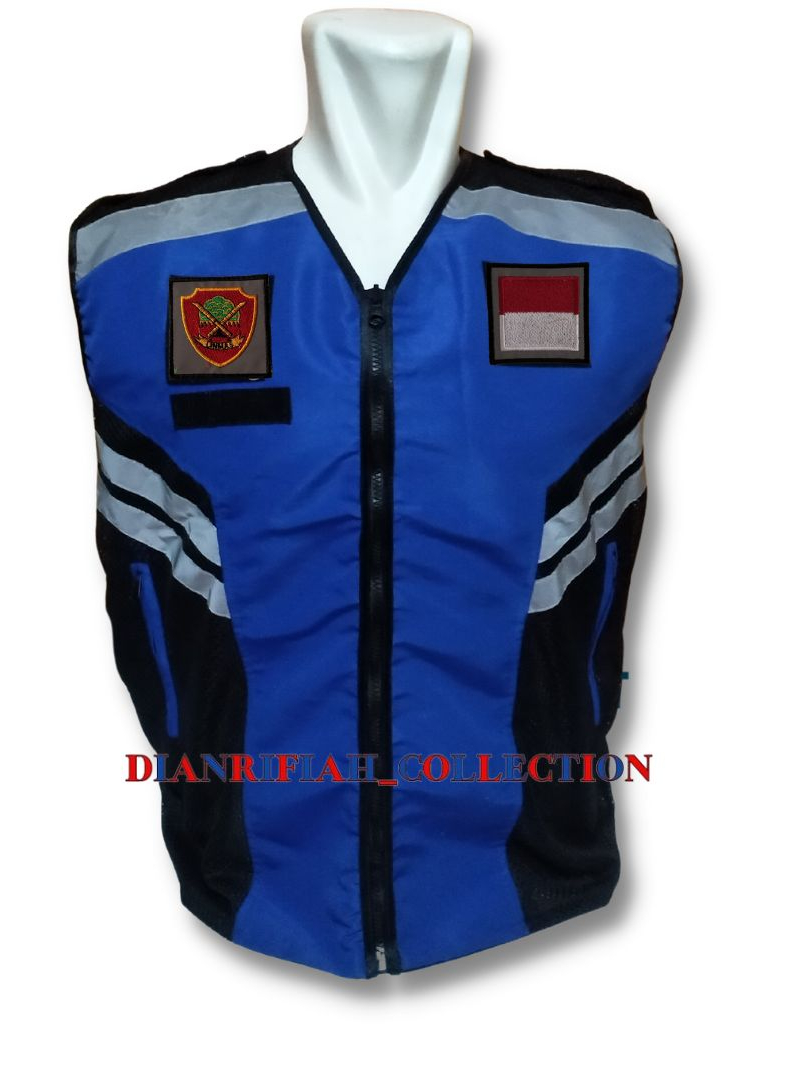 Jual Rompi Linmas Bahan Taslan Waterproof | Rompi Kerja | Rompi ...