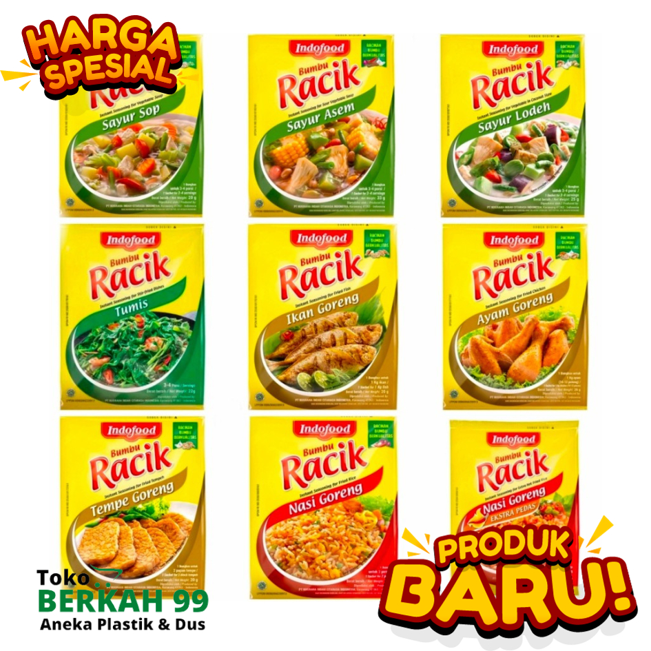 Jual CUCI GUDANG RACIK indofood dan SASA PER SACHET bumbu kering ...
