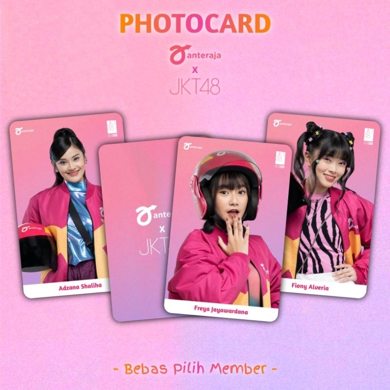 Jual [PROMO] PC Photocard Collaboration Anteraja x JKT48 Unofficial/Fanmade Part 2 | Shopee ...