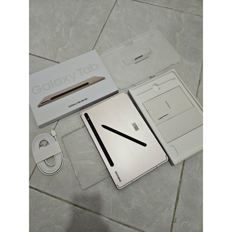 Jual samsung tab s8 5G 8/128gb second bekas mulus fullset original ...