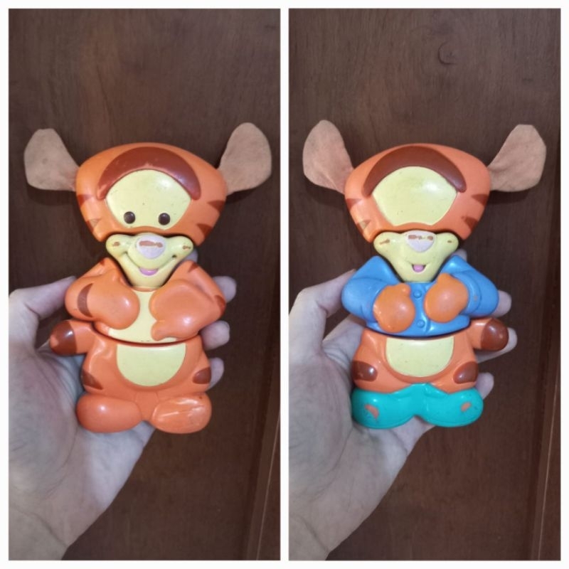 Jual Mainan anak Tiger the Pooh bisa switch side | Shopee Indonesia