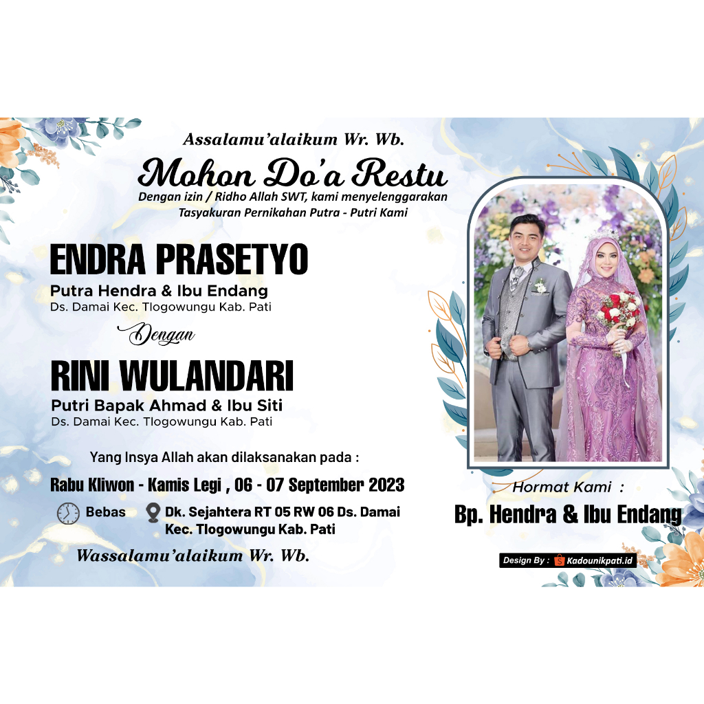 Jual CETAK UNDANGAN BESEK | UNDANGAN SOROGAN | UNDANGAN PUNJUNGAN ...