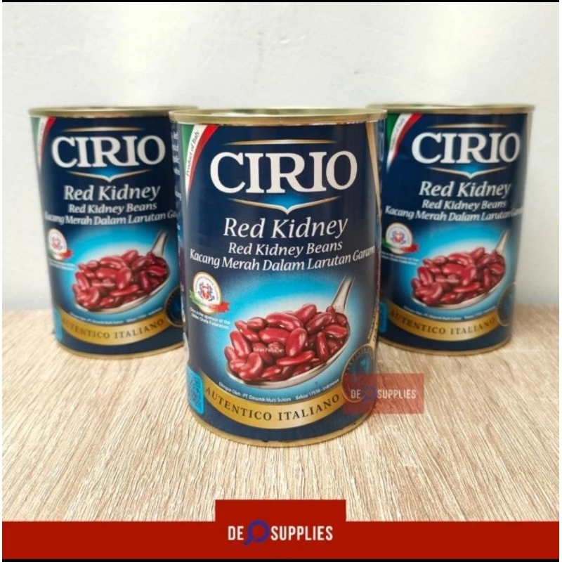 Jual Cirio Red Kidney Beans 400gr - Kacang Merah Larutan Garam Kaleng ...