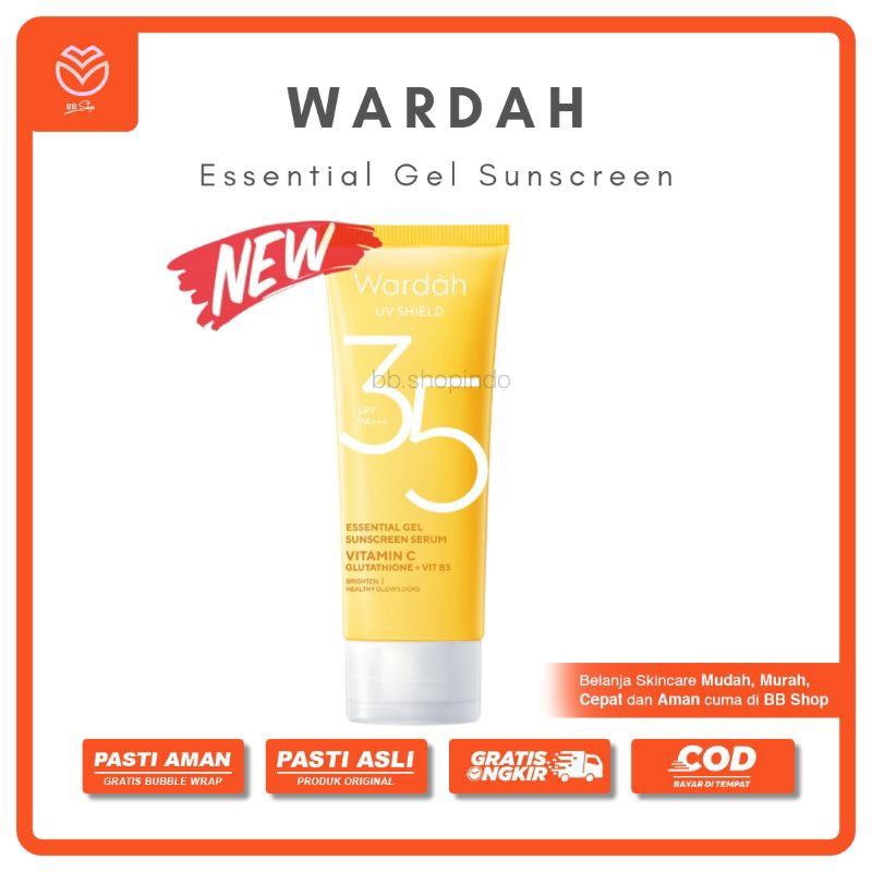 Jual WARDAH UV Shield SPF 35 PA+++ Essential Sunscreen Gel | Shopee ...