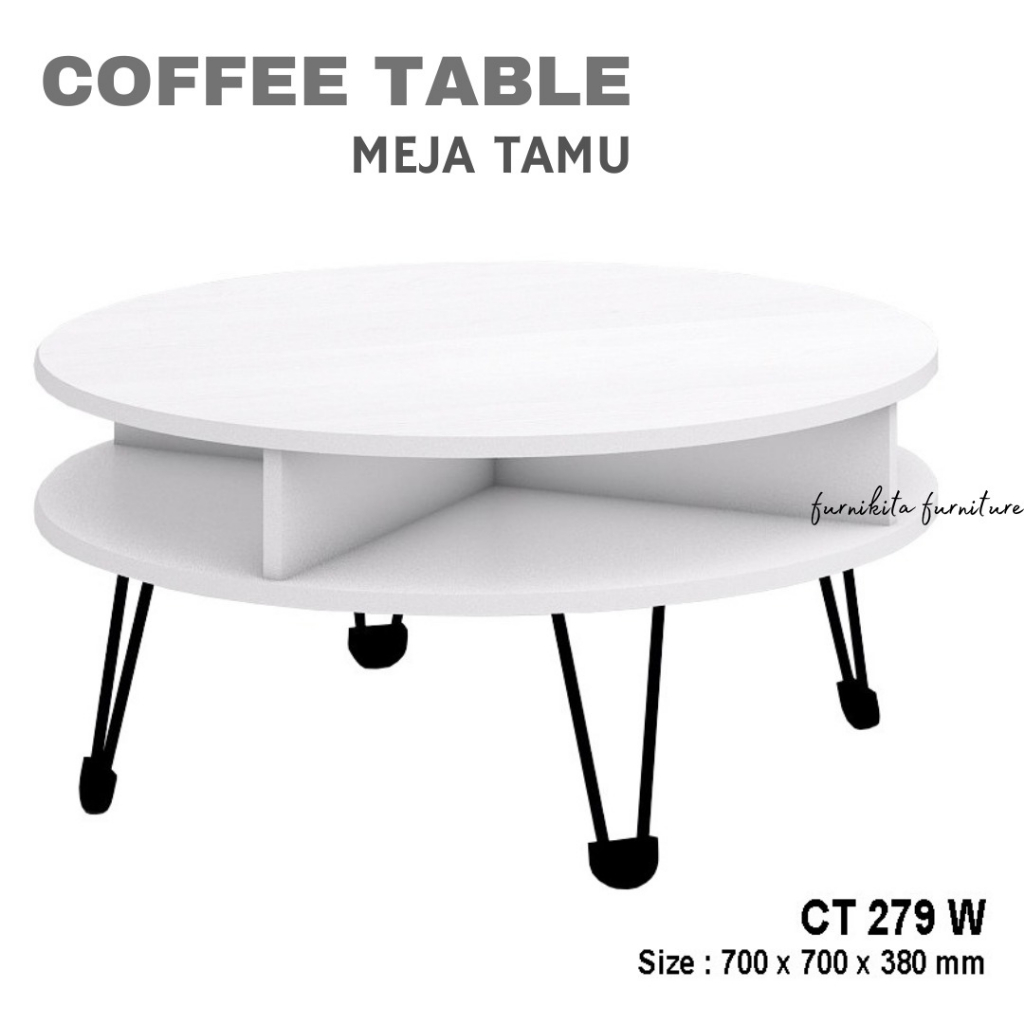 Jual MEJA TAMU COFFEE TABLE MARMER INDUSTRIALIS PUTIH MINIMALIS ...