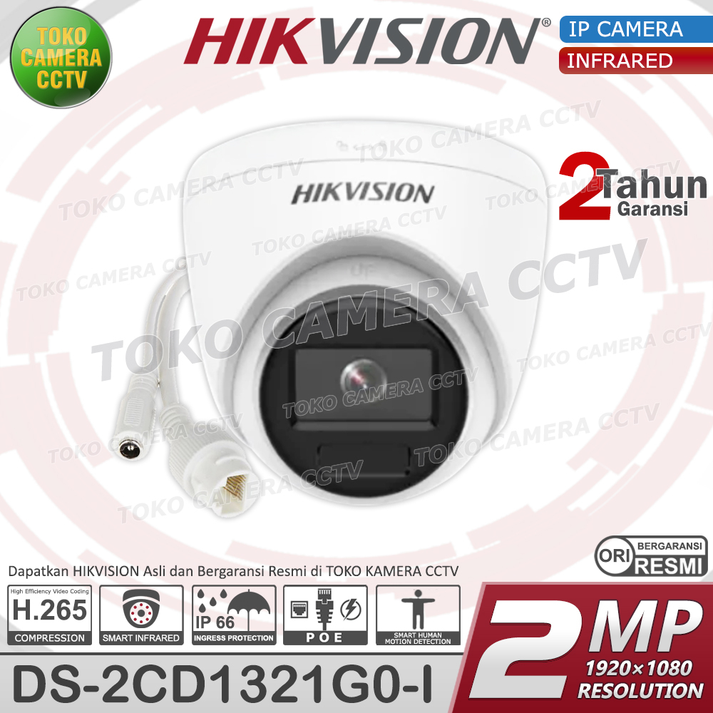 Jual IP CAMERA 2MP INDOOR HIKVISION DS-2CD1321G0-I | Shopee Indonesia