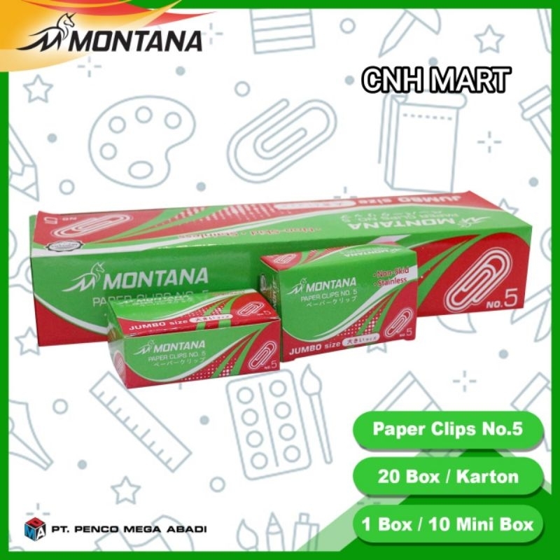 Jual Paper Clip Jumbo No 5 - Paper Clips Besi - Penjepit Kertas No 5 ...