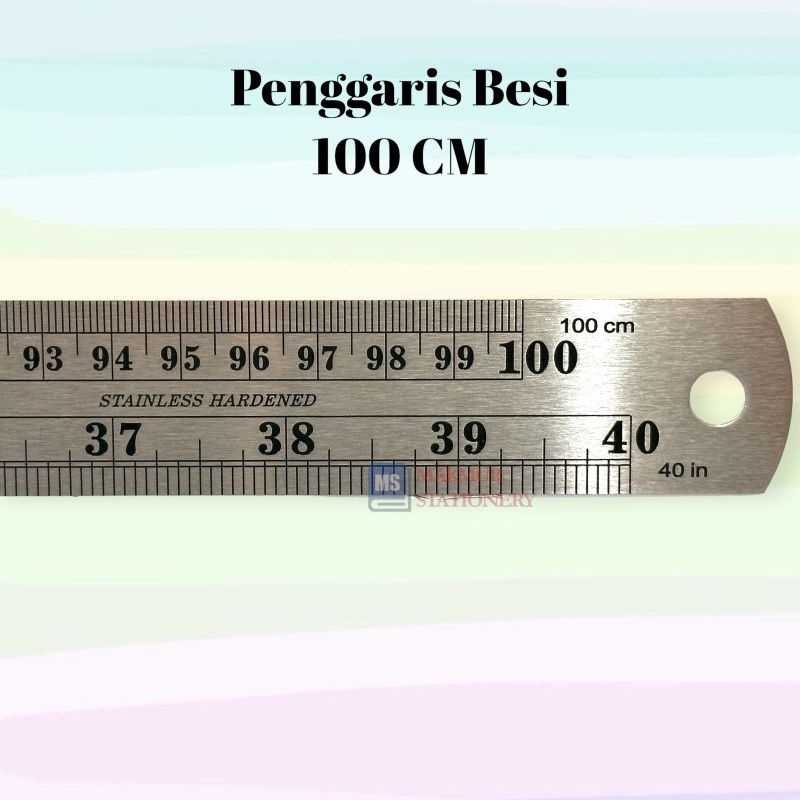 Jual Penggaris Besi/Mistar Besi Trifelo 100cm | Shopee Indonesia