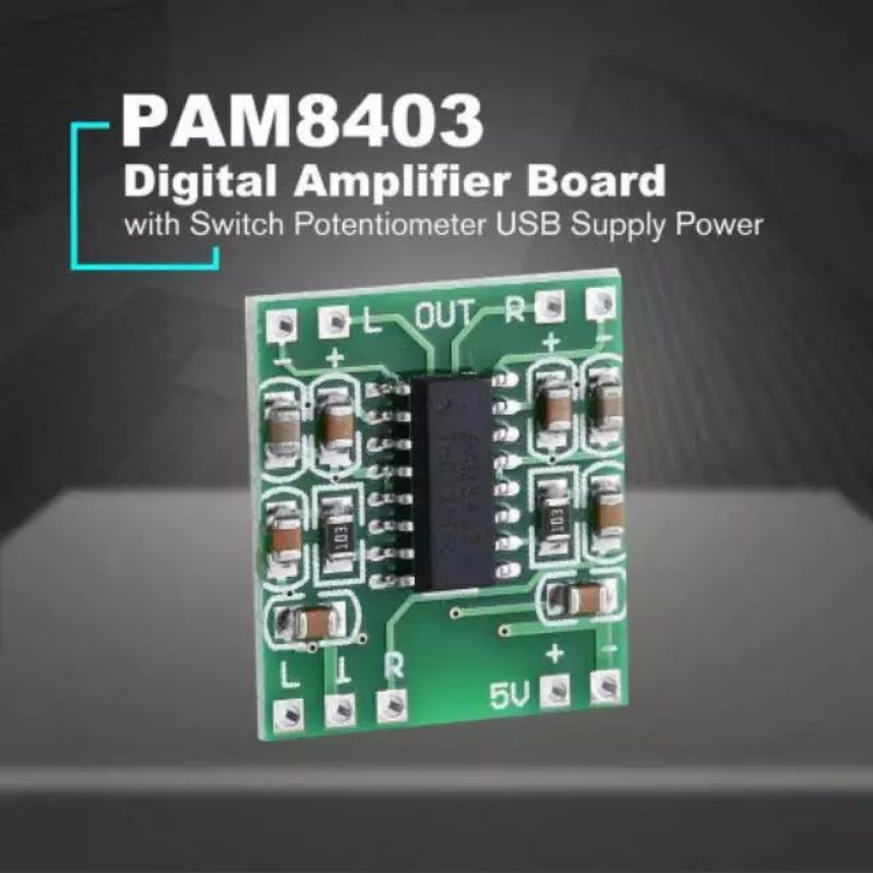 Jual Kit Pam 8403 5V Pam8403 5V Kit Ampli 8403 | Shopee Indonesia