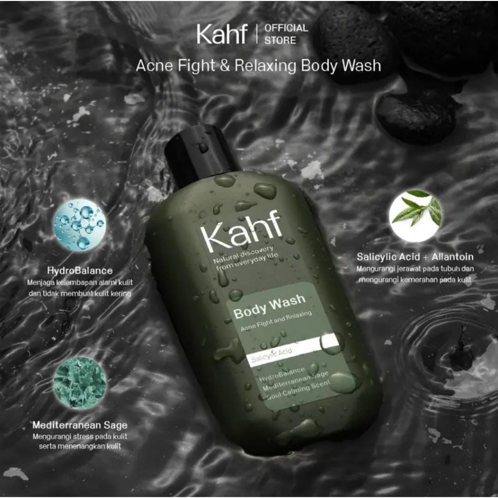 Jual [FREE GIFT] KAHF Men Body Wash / Sabun Mandi Pria Relaxing ...