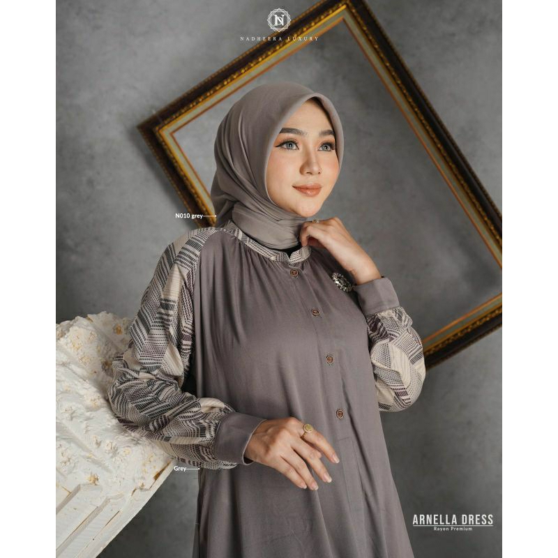 Jual Arnella Dress By Nadheera Luxury | Shopee Indonesia