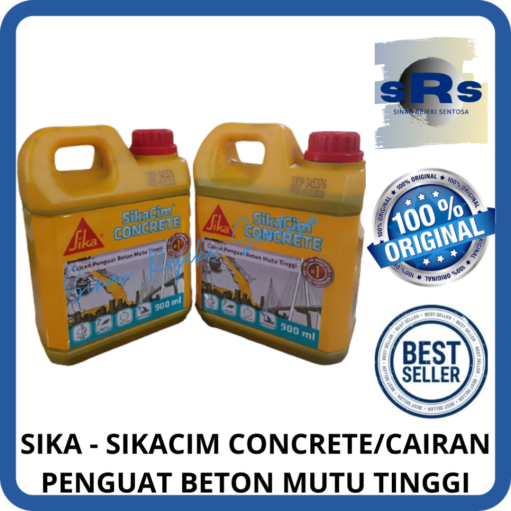 Jual SIKA - SikaCim® CONCRETE/OBAT PENGUAT BETON MUTU TINGGI 900ML ...