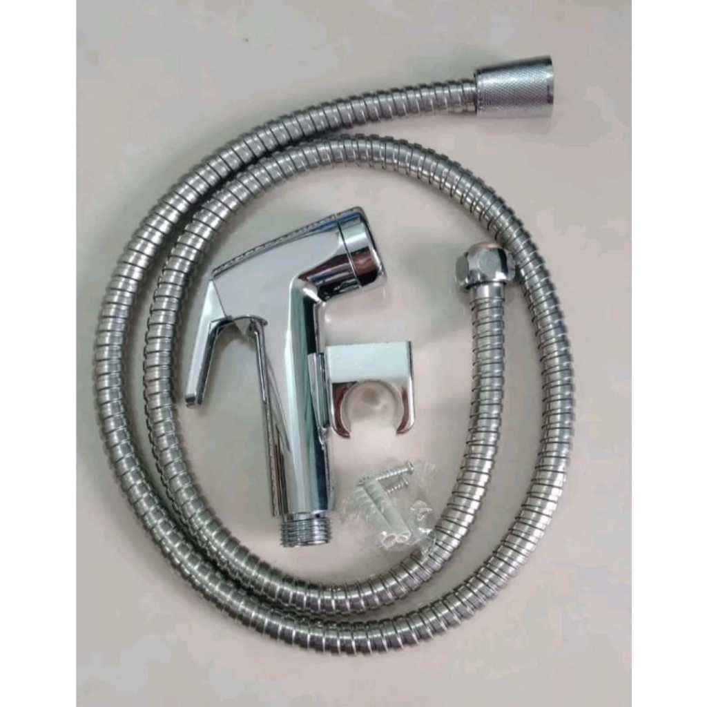 Jual EM Jet shower kloset toilet bidet cebok wc semprotan dudukan set 3 ...
