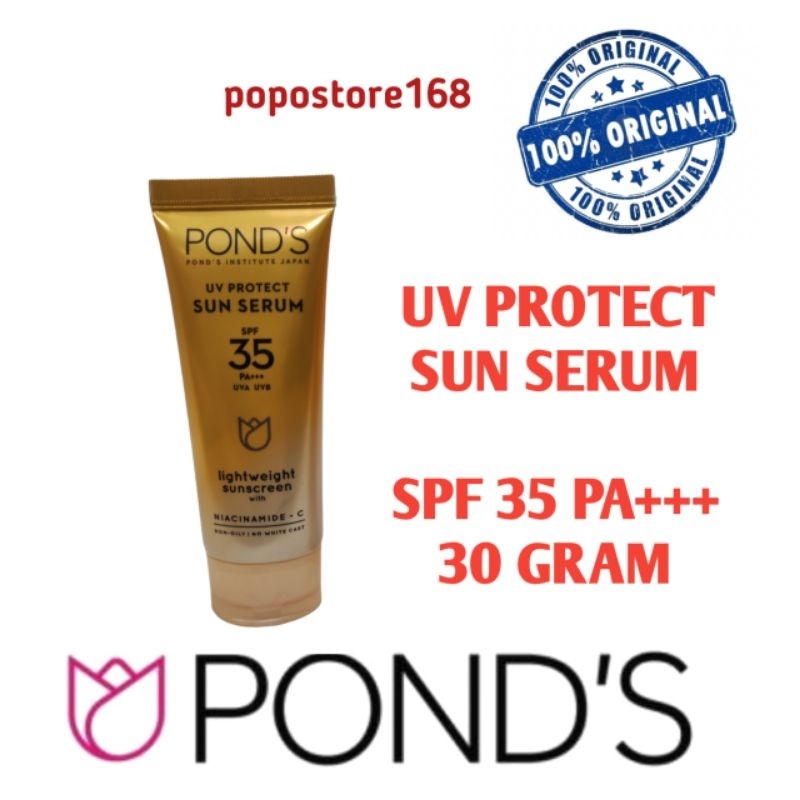 Jual SUNSCREEN PONDS/ FACIAL FOAM/ SERUM PONDS TRIPLE GLOW SERUM/ PONDS ...