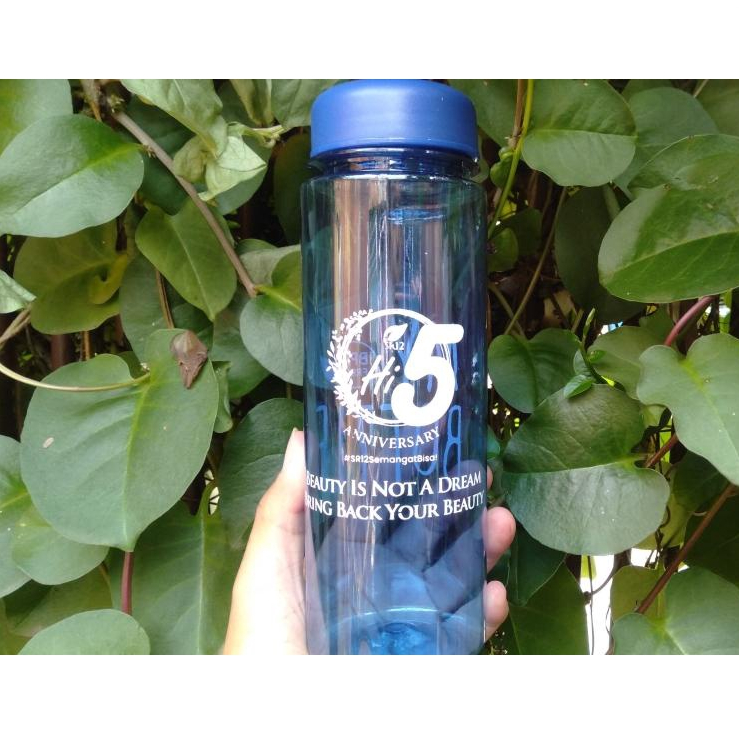 Jual Souvenir Botol Minum Plastik 500ml Botol Bulat MyBottle Bening ...