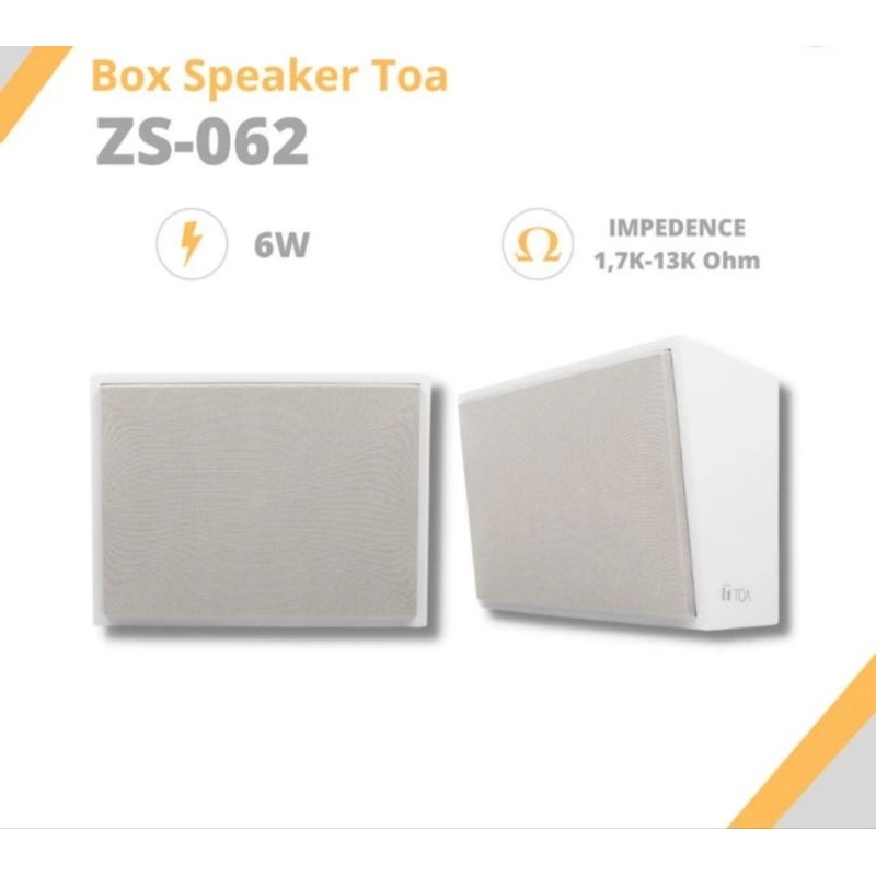 Jual SPEAKER BOX TOA ZS-062 6 WATT ORIGINAL | Shopee Indonesia
