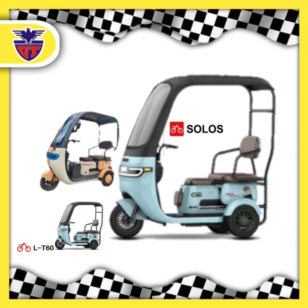 Jual SEPEDA LISTRIK SOLOS L-T60 RODA TIGA 1500W | Shopee Indonesia